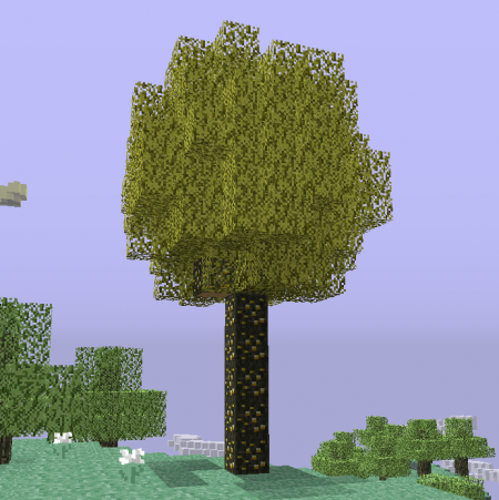 Golden Oak Trees - Craftland Minecraft Aether Server